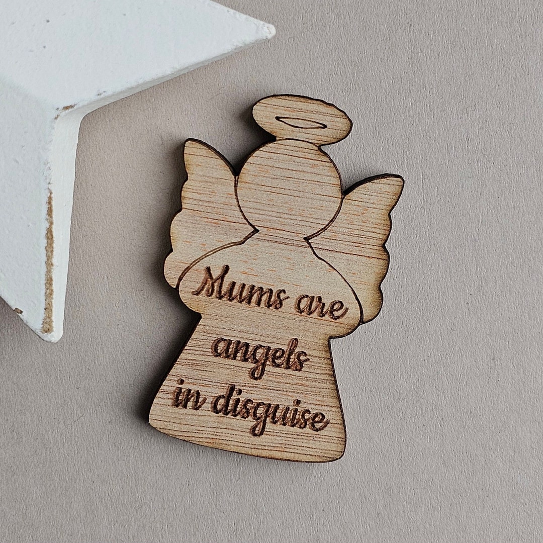 Mums Are Angels... Angel Pocket Token - Etsy