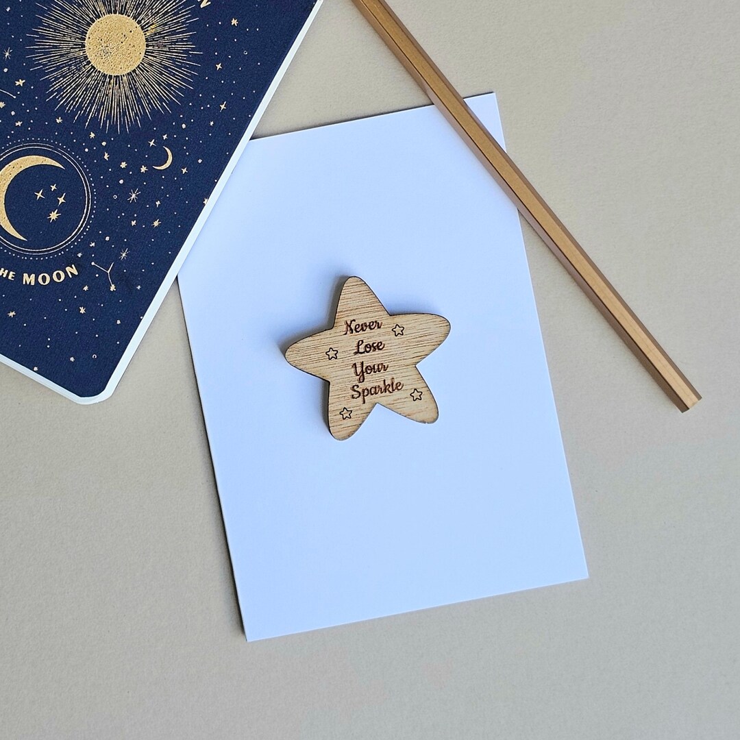 Never Lose Your Sparkle Star Pocket Token and Card - Handmade Cards ...