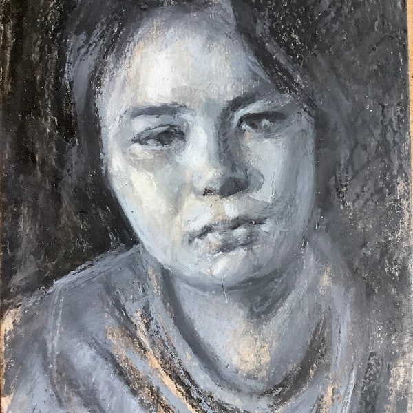 Black and White Impressionist Drawing - Etsy