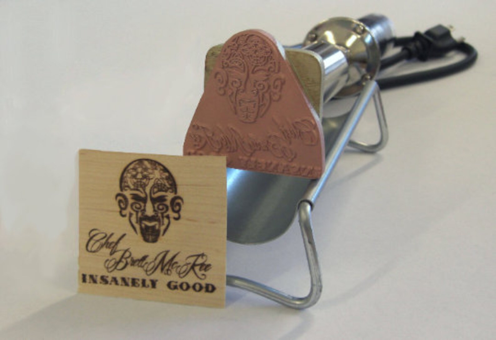 Custom Branding Iron Any Logo or Design Flame or - Etsy