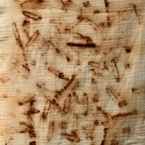 Linen Rust Fabric - Etsy