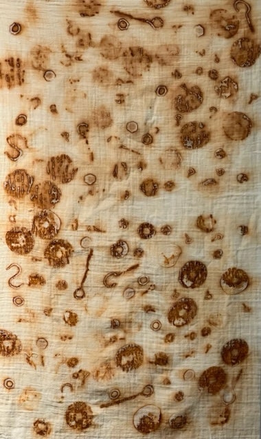Rust Dyed Cotton Fabric - Etsy