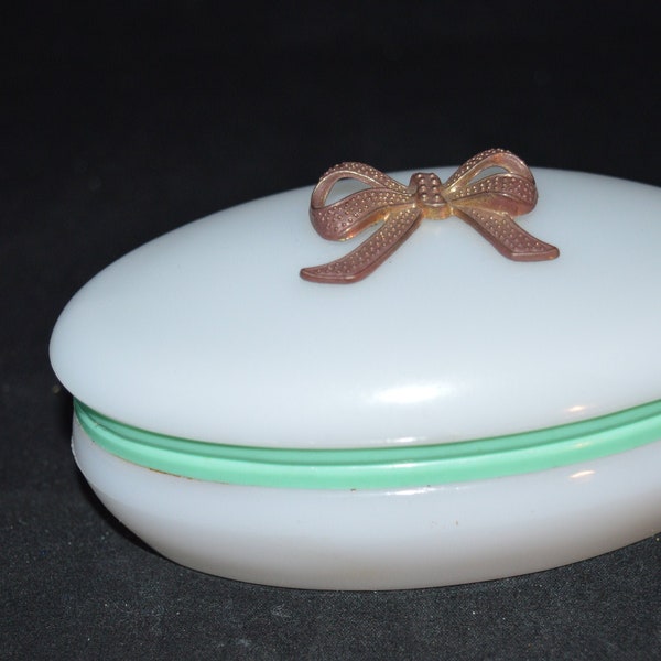 Gold Bow Trinket Box - Etsy
