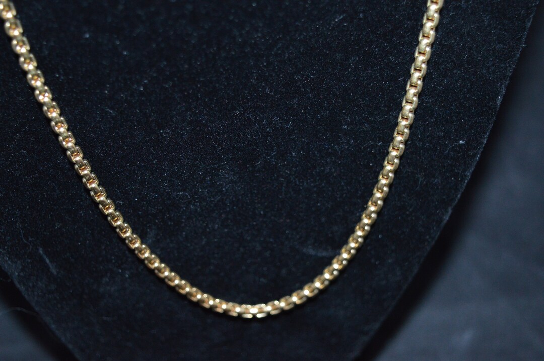 Gold Chain Necklace / Heavy Gold Chain / 19 Inches / Gold / Chain ...