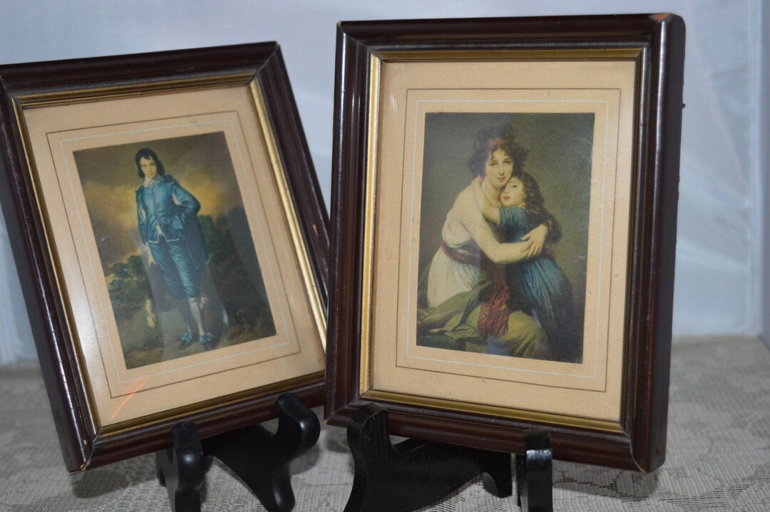 Art Reproductions / Famous Paintings / Set of Two / Framed / Blueboy ...
