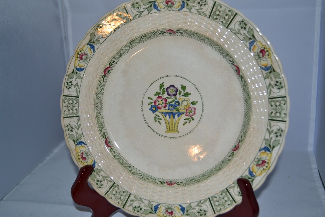 Mintons / Luncheon Plate / 9 Inch / Ramsey Pattern / 1930s / Minton's ...