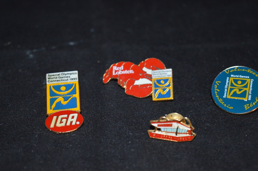 Special Olympic Sponsor Pins / Mcdonalds / Red Lobster / IGA / World ...