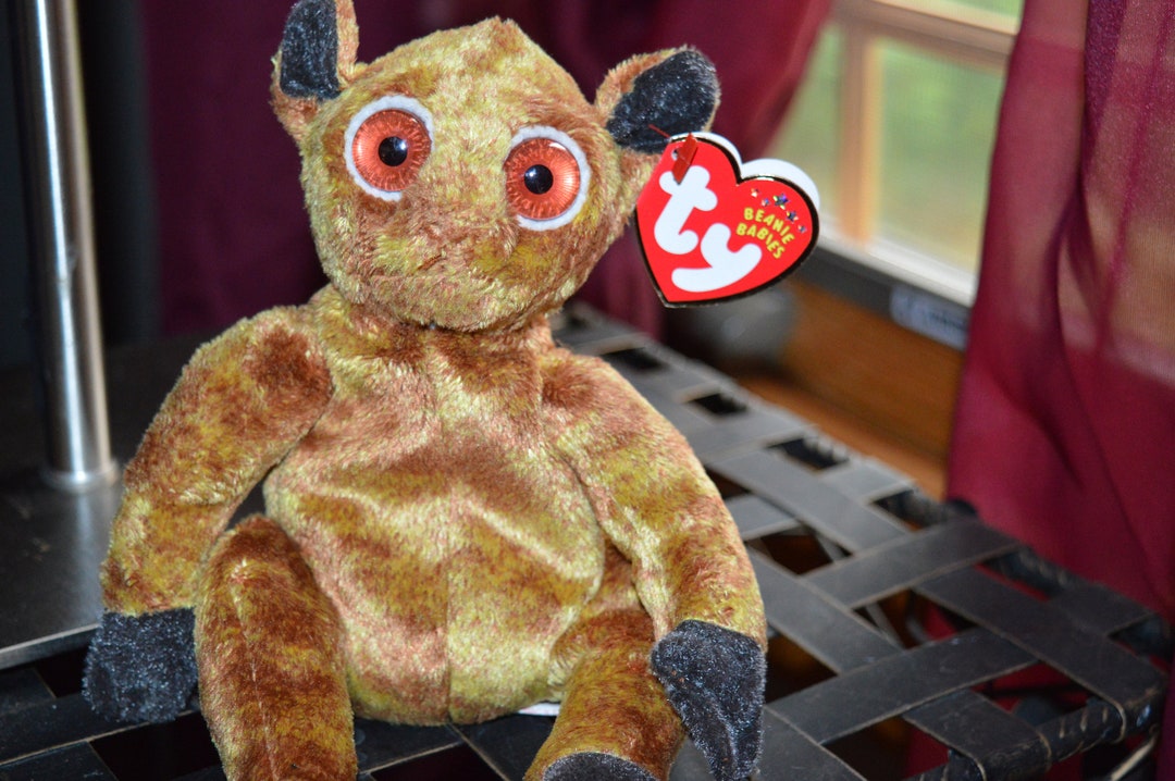 TY Beanie Baby / Gizmo / Lemur / Born August 21 / 2001 / 9" X 5" / Good ...