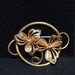 Forstner Circle Brooch / Flowers / 1950's / 12K Gold Filled / Forstner ...