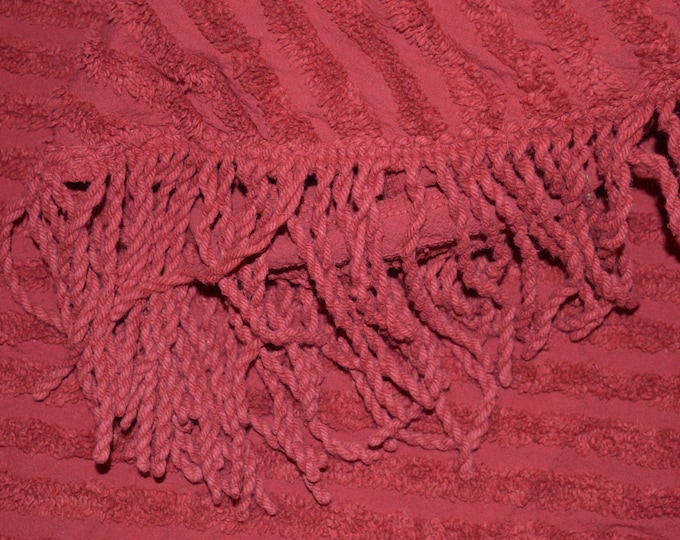 King Size Bedspread / Linensource / Striped Chenille / Bedspread / Deep ...