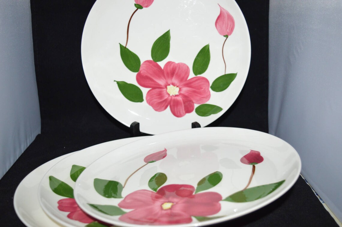 Rio / Stetson / Dinner Plates / 1950s / Hand Painted / Under - Etsy