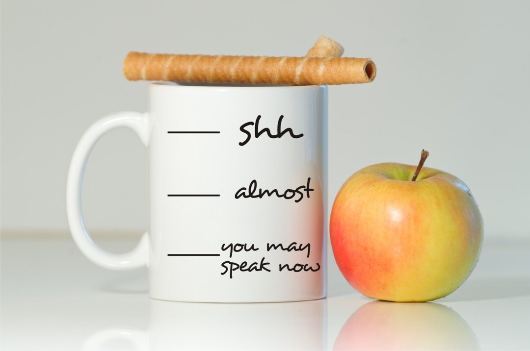 Shh Mug, Shhh Coffee Mug, You May Speak, Not a Morning Person, Shh ...