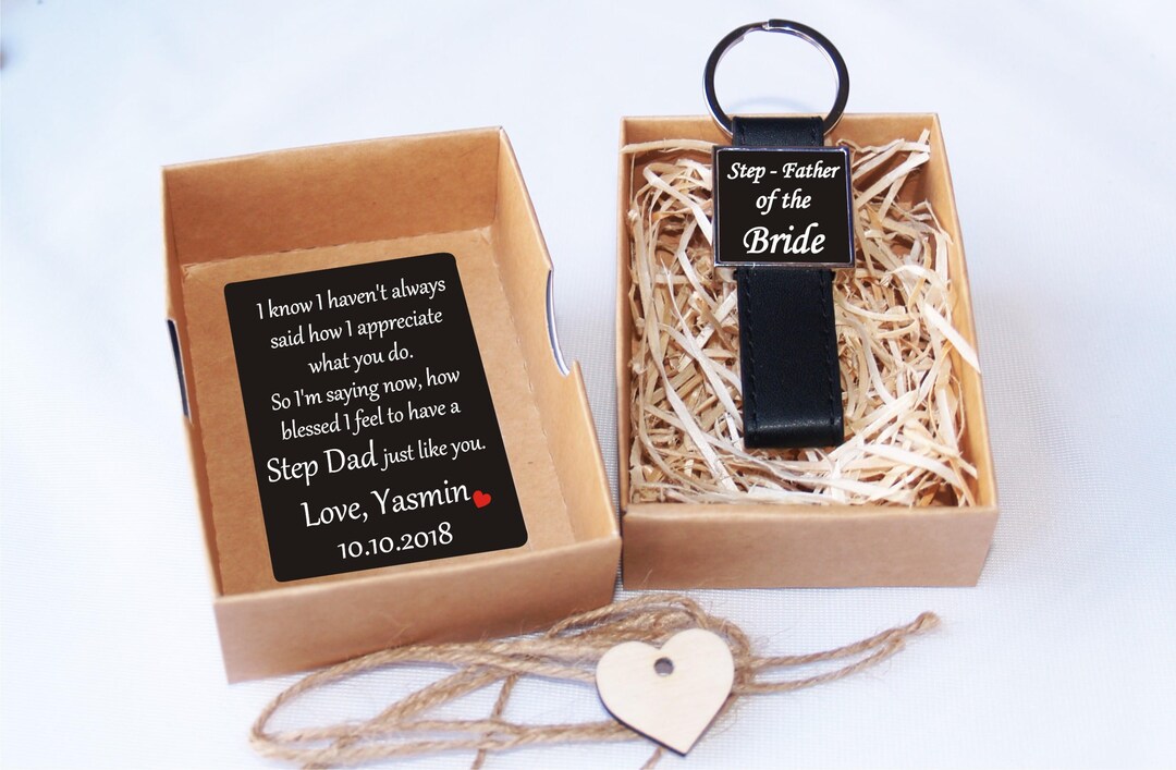 Step Father of the Bride Gift, Step Father Gift, Step Dad Gift, Step ...