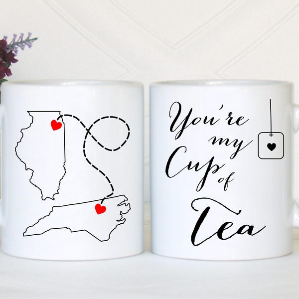 Long Distance Mug - Etsy
