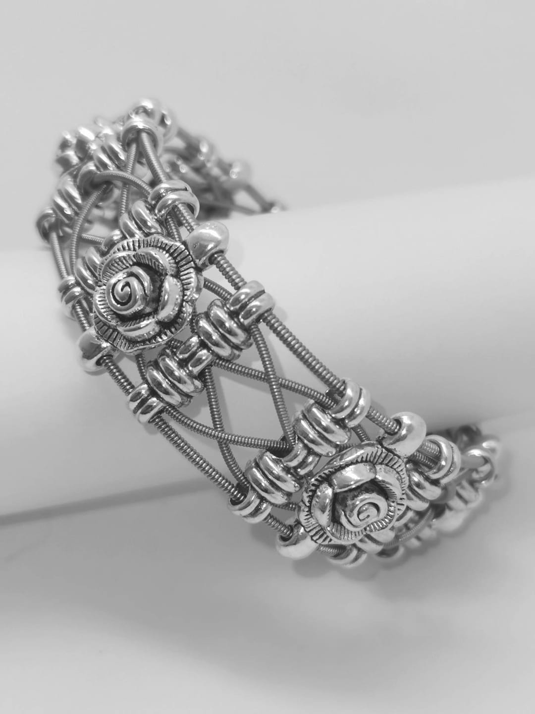 Guitar String Gothic Rose Bracelet Jewellery - Etsy