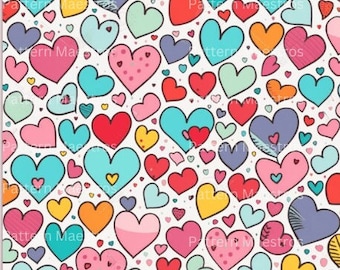 100 Kawaii Hearts Clipart, PNG SVG Format, White and Transparent ...
