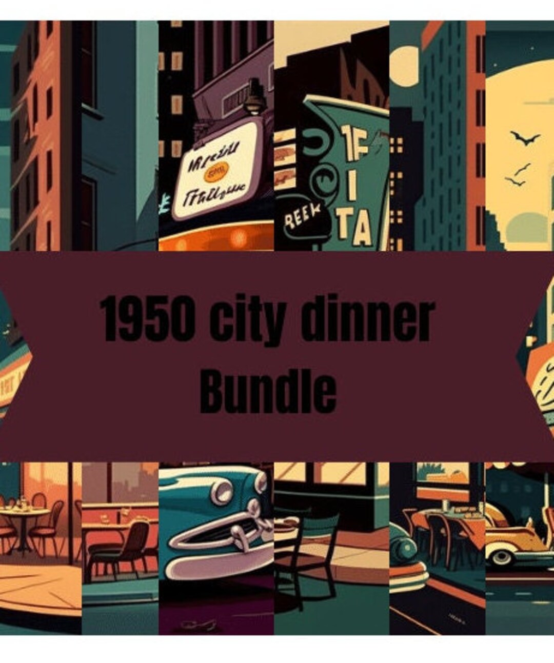 1950's City Dinner Bundle - Etsy