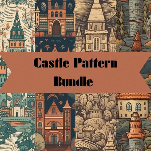 Castle Pattern - Etsy