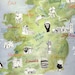 Large Print Ireland Map, Ireland Poster, Large Ireland Art, Saint ...