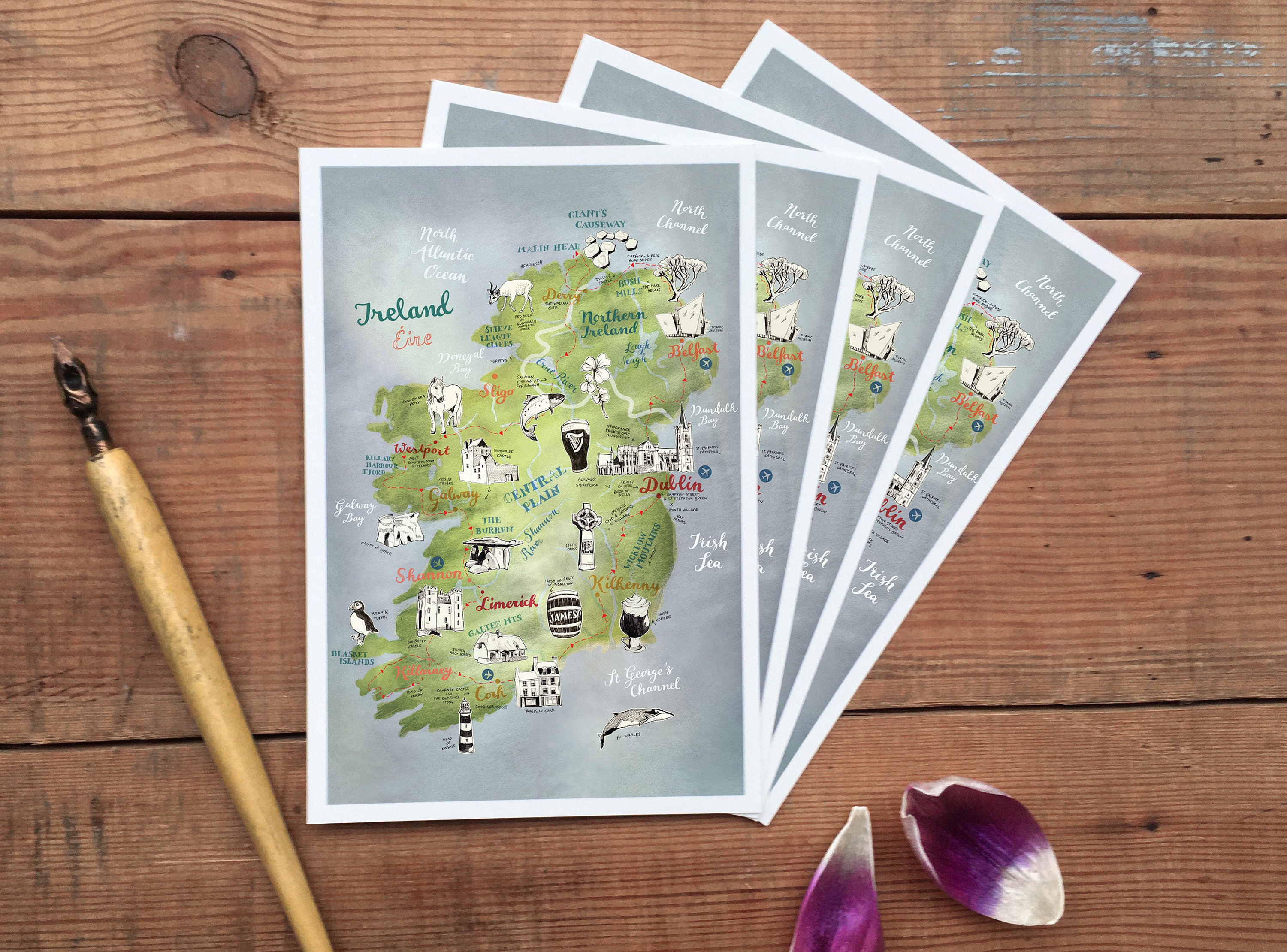 Ireland Travel Map