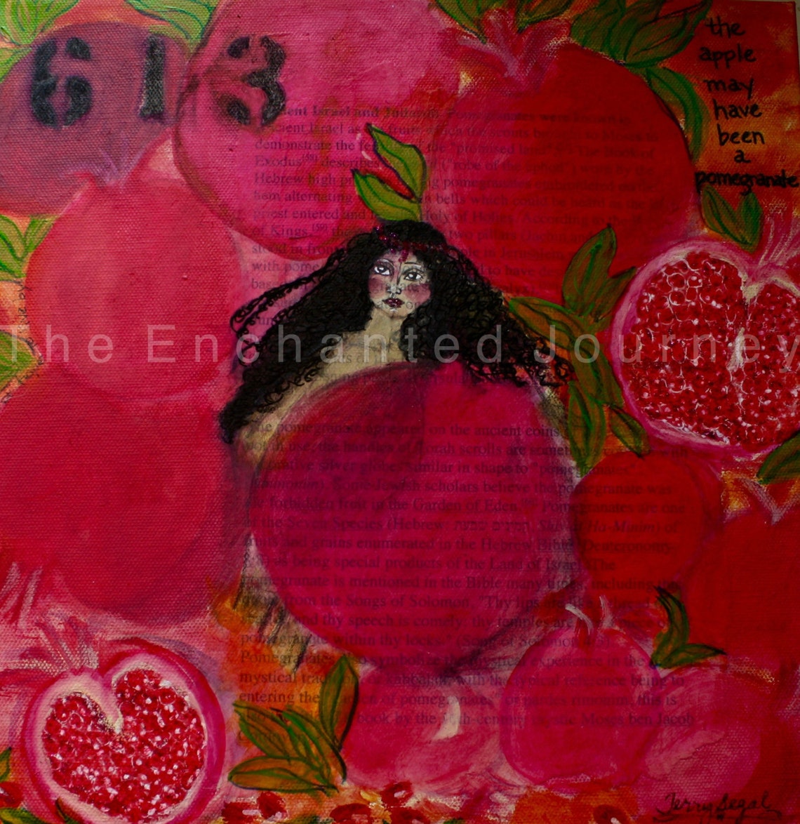 Eve, Pomegranates, Apples, Garden of Eden - Etsy