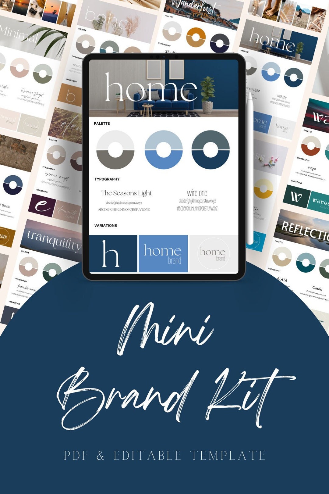 Mini Brand Toolkit: Home Style - Aesthetic Branding Kit, Branding ...