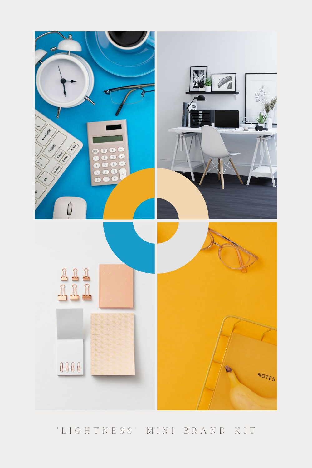Mini Brand Toolkit: Lightness Style - Aesthetic Branding Kit, Branding ...