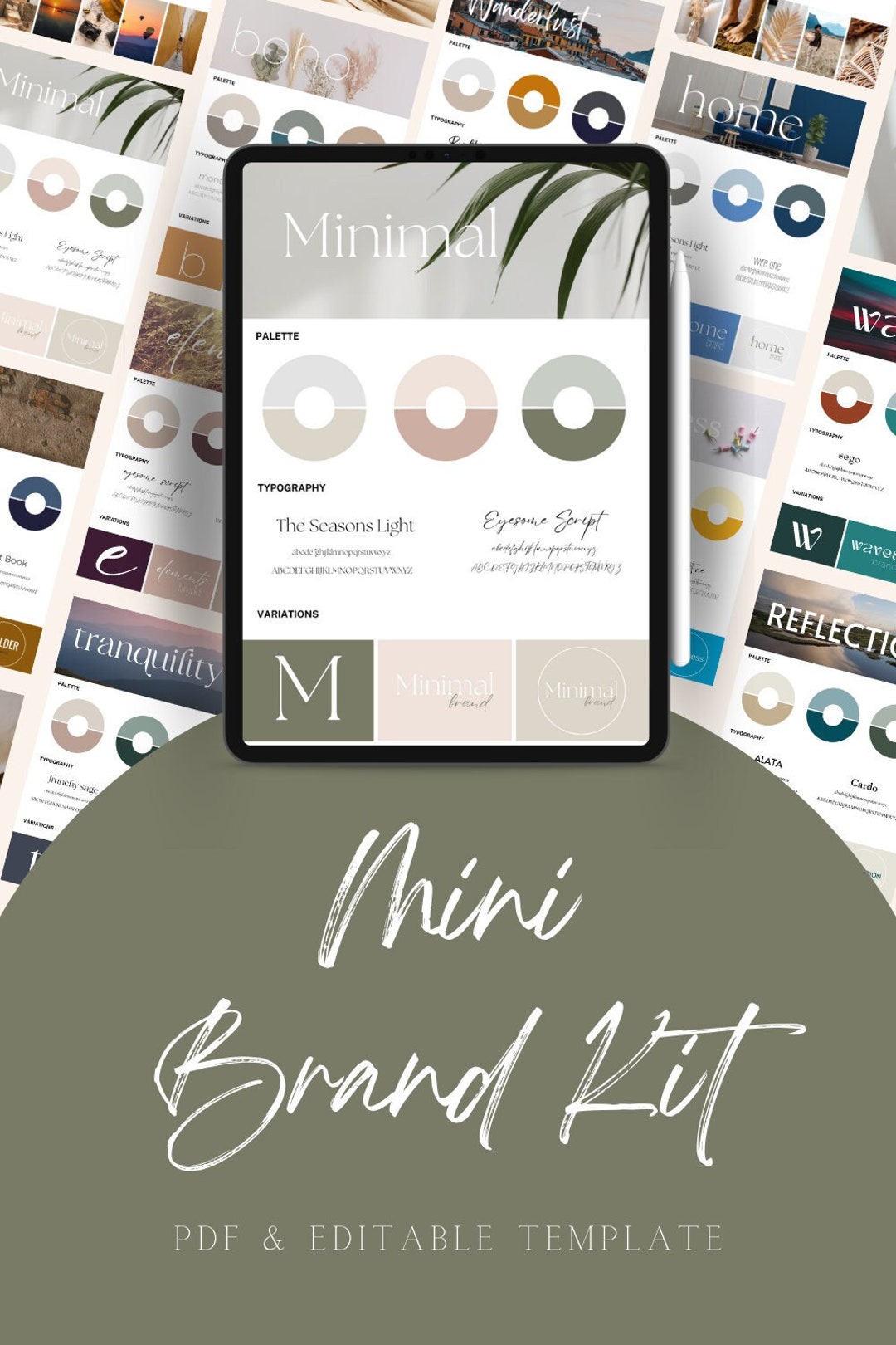 Mini Brand Toolkit: Minimal Style - Aesthetic Branding Kit, Branding ...