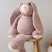 Bunny Knitting Kit. Giant Oversized Amigurumi Bunny. Knitting Pattern ...