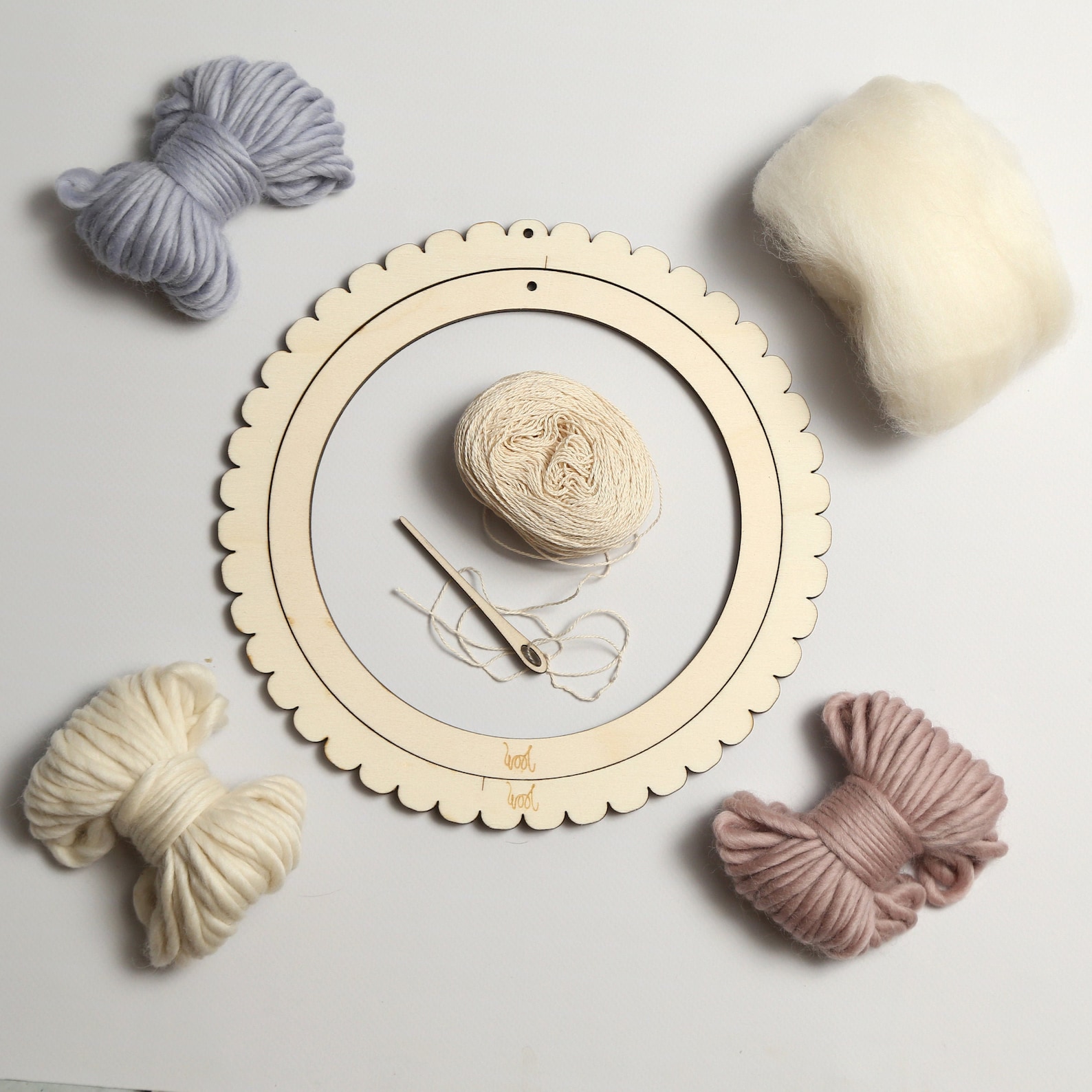 Circular Weaving Loom Kit. Medium Lap Loom. Learn to Frame | Etsy