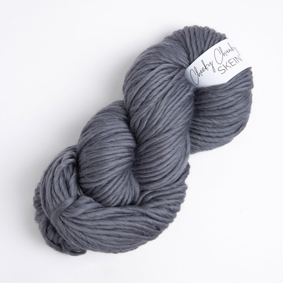 Granite Grey Super Chunky Yarn. Cheeky Chunky Yarn by Wool Couture ...