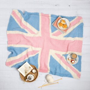 Union Jack Blanket Knitting Kit | Intermediate Throw | British Flag ...