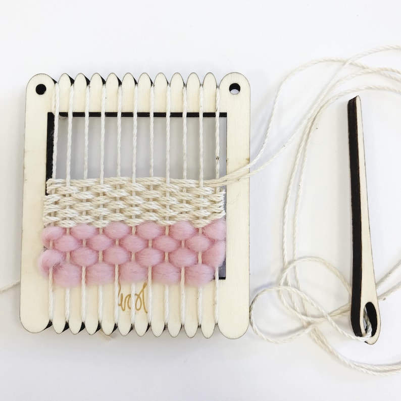 Mini Weaving Loom. MINI ME rectangular Looms. Learn to weave | Etsy