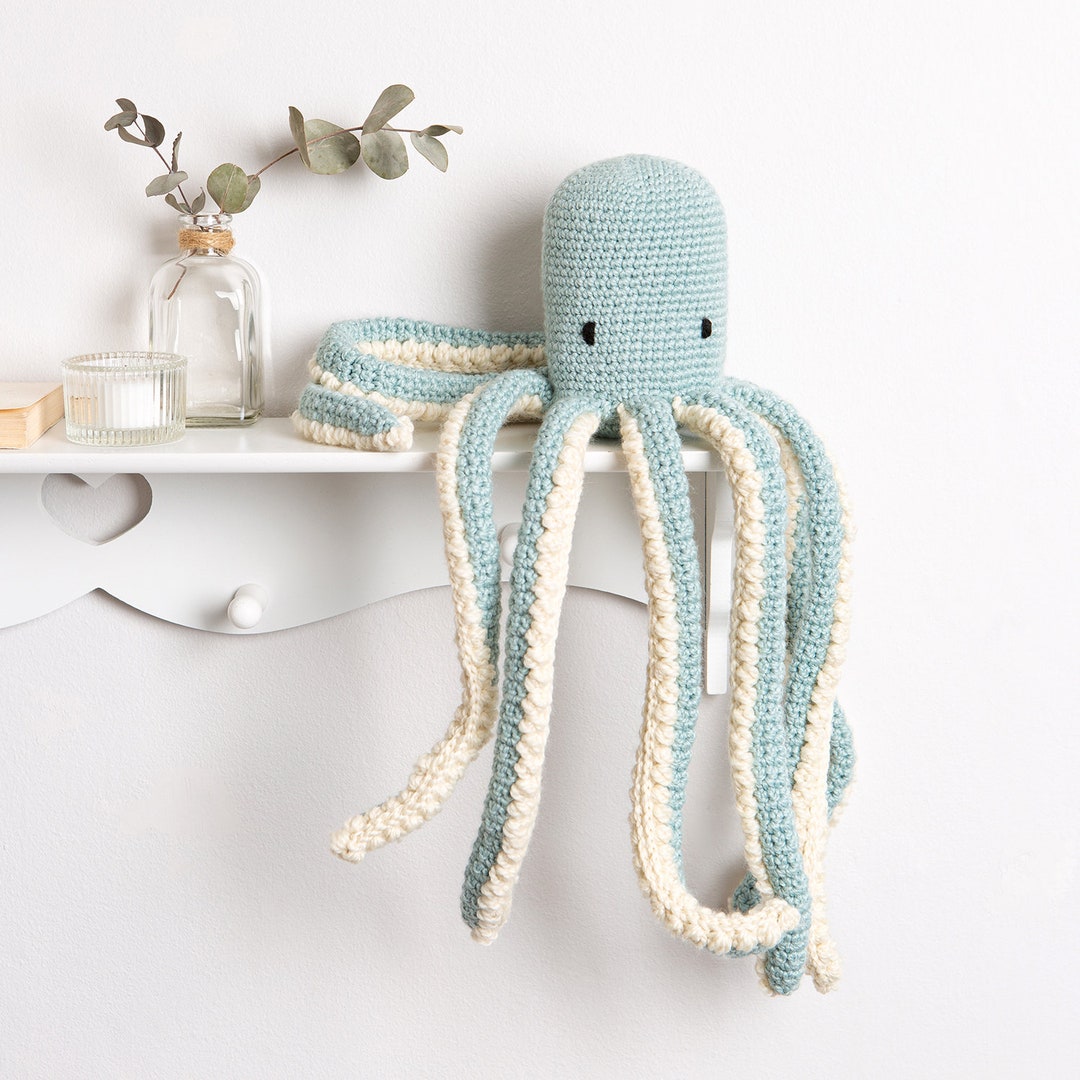 Octopus Crochet Kit. Beautiful Rosie Octopus Amigurumi Kit ...