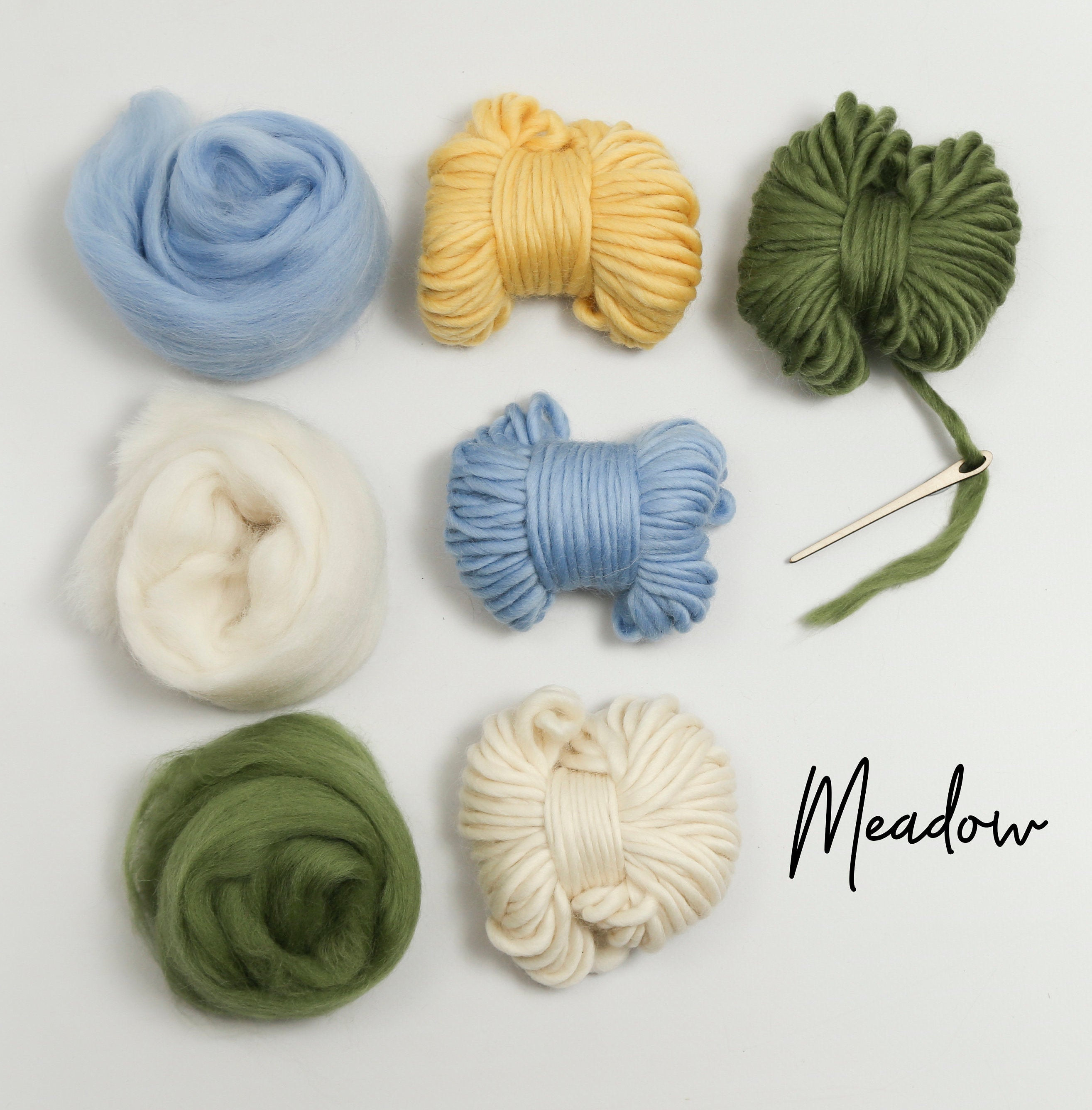 Sewing & Needlecraft Craft Supplies & Tools Plastic Canvas wool roving ...