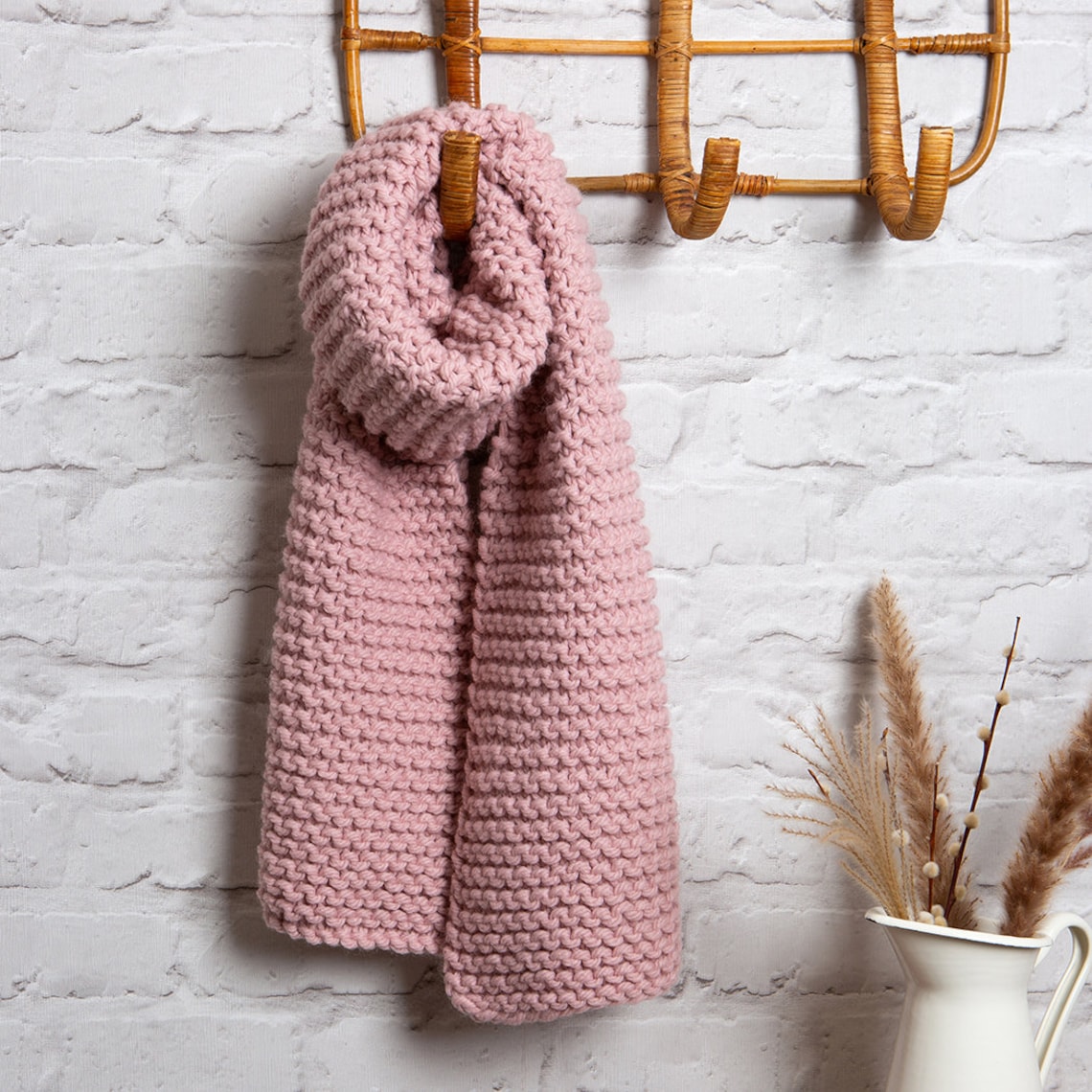 Beginners Garter Scarf Knitting Kit Starter Beginners - Etsy