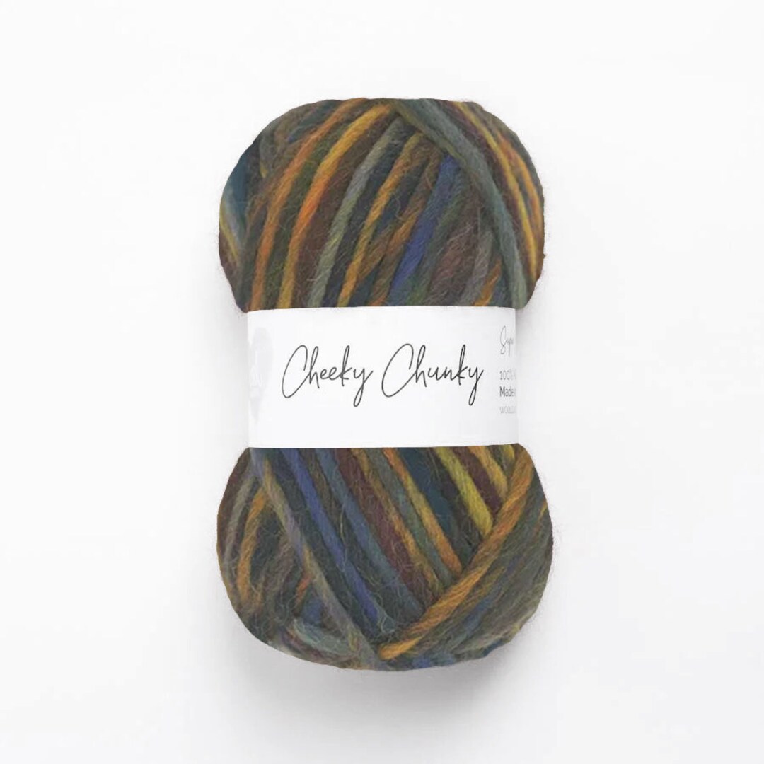 Cheeky Chunky Yarn Rainforest Twist 100g Ball 100% Merino Wool - Etsy