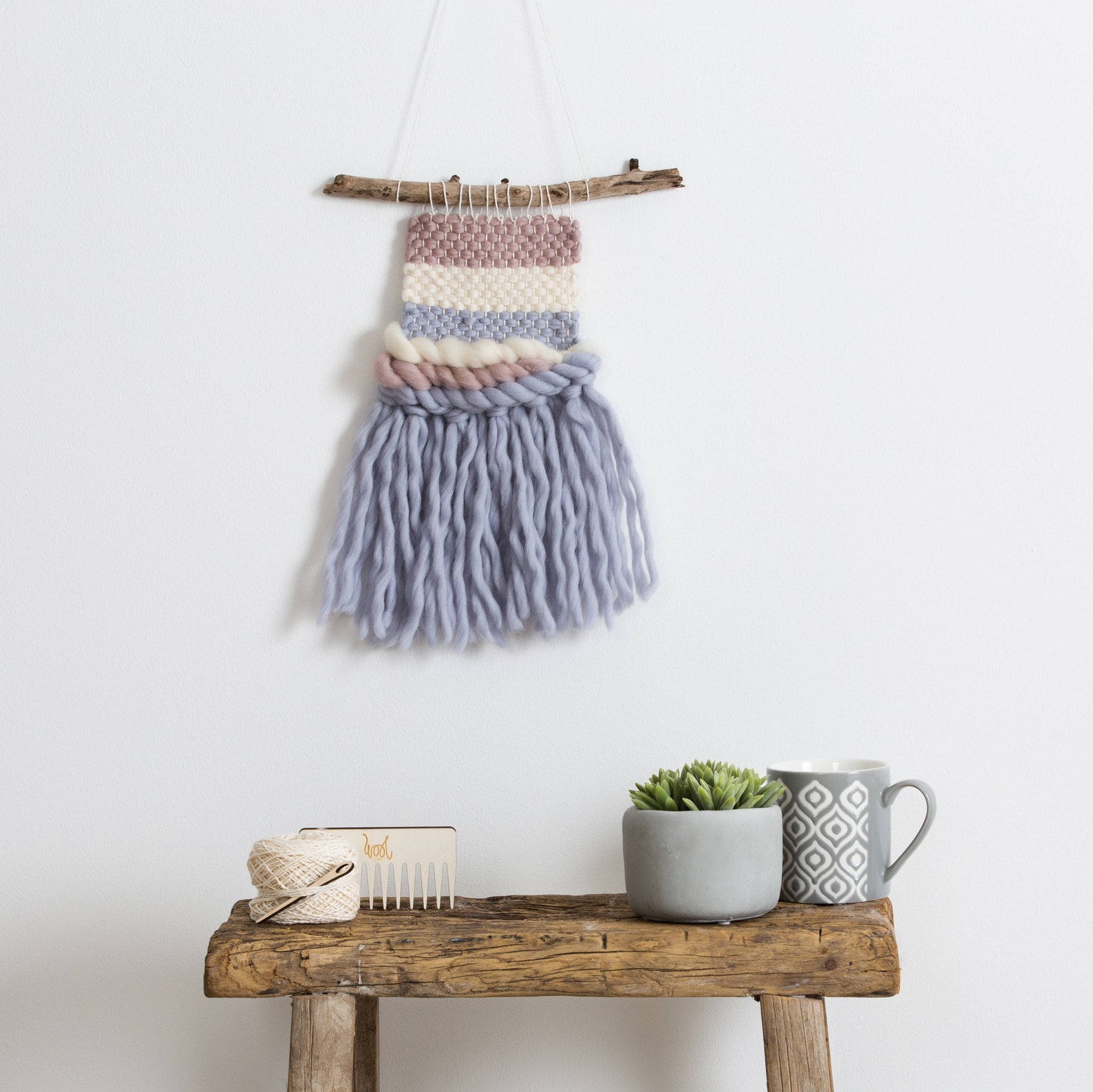 Weaving Loom Kit. Small Rectangular Lap Loom. Learn to Frame - Etsy