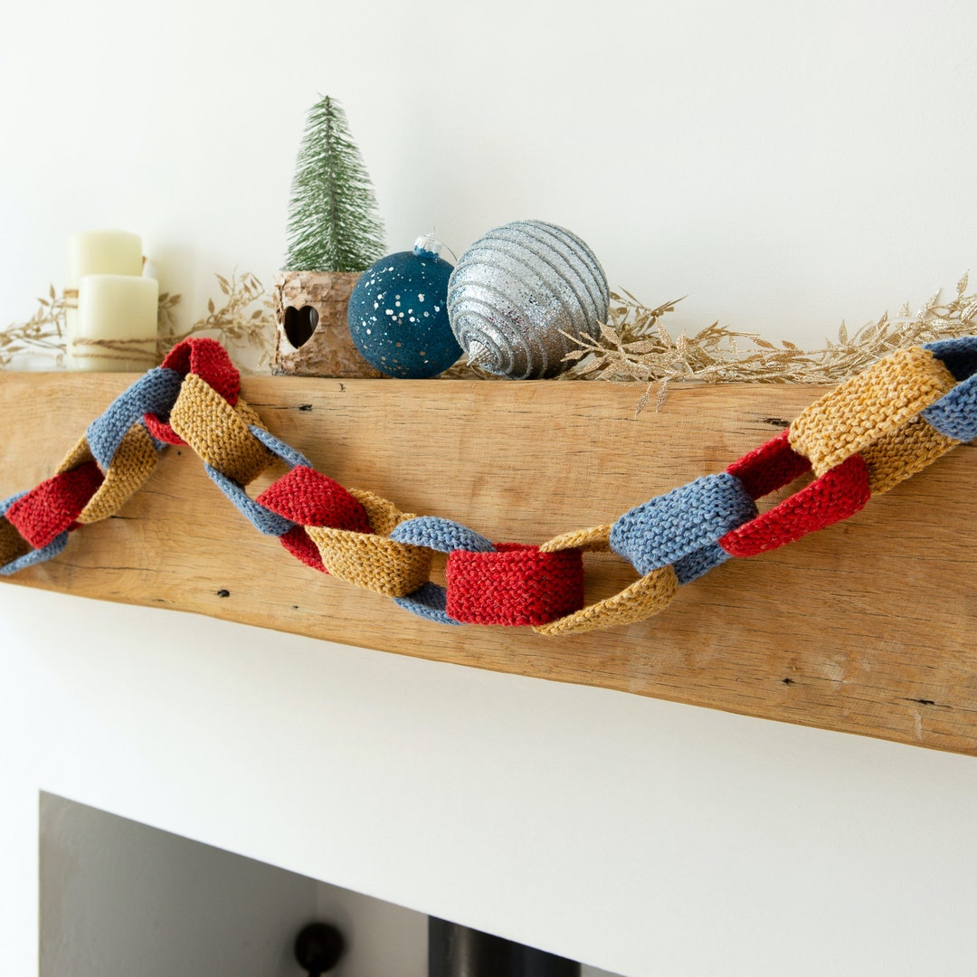 Knitted Paper Chain Kit. How to Knit Paper Chains for Beginners ...
