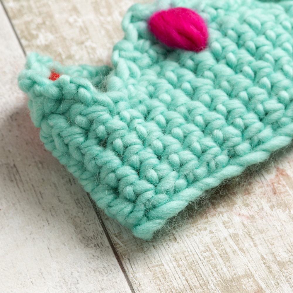 Crown Crochet Kit. Princess Queen King Coronation Birthday Fancy Dress ...