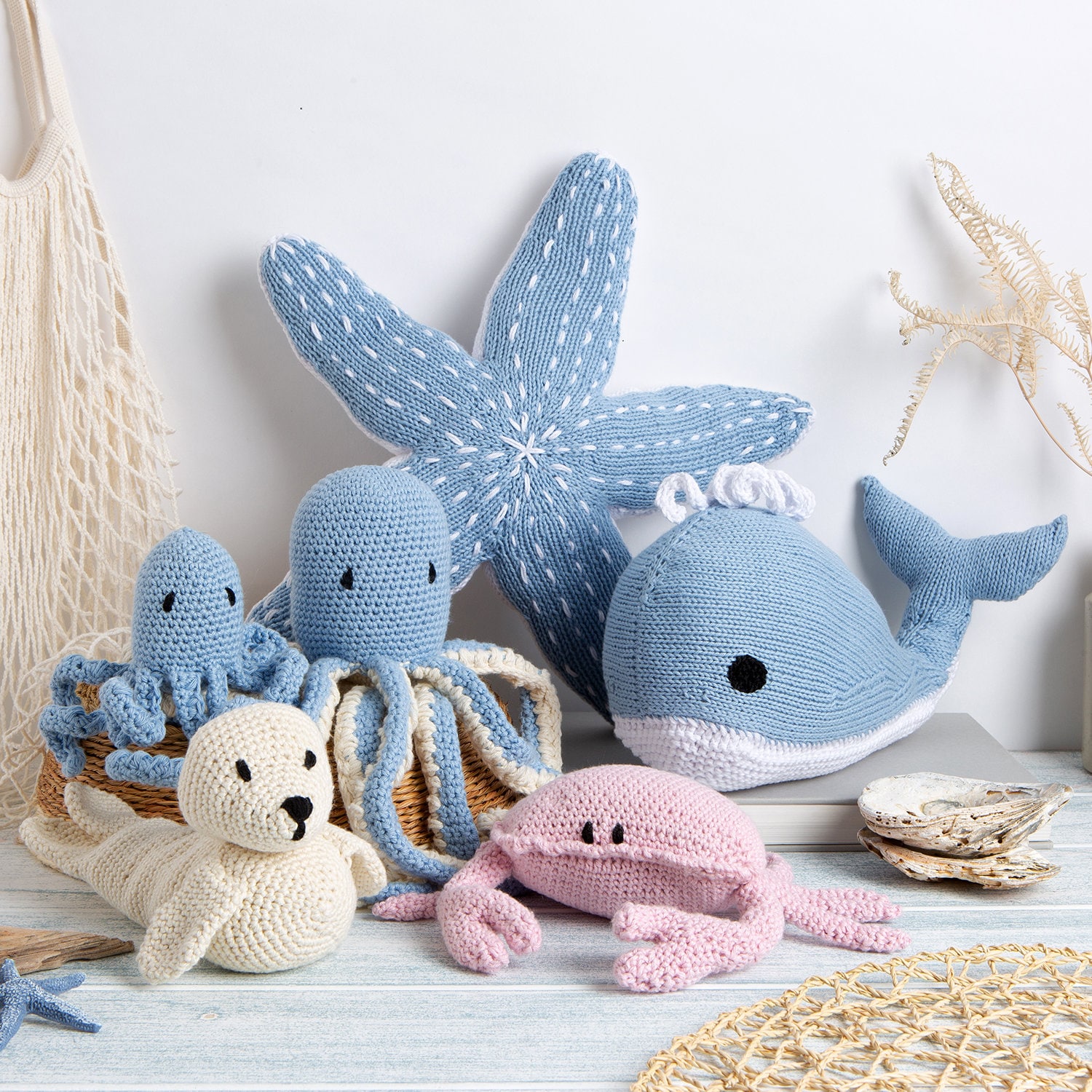 Savanna the Starfish Easy Knitting Kit Sealife Nursery DIY - Etsy