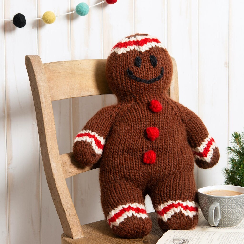 Knitting Pattern Gingerbread Man - Etsy UK