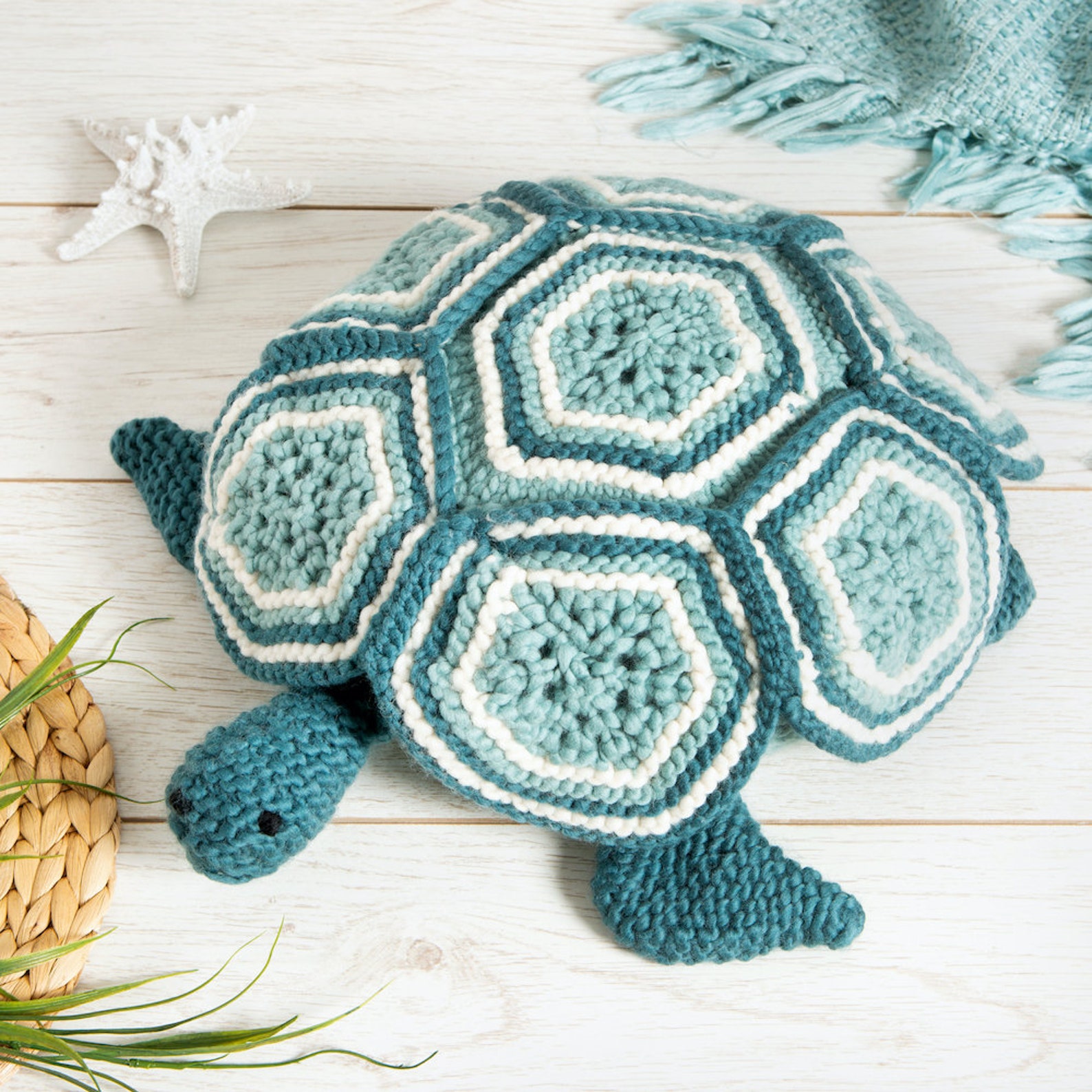 Animal Knitting Kit. Amelia the Giant Turtle Intermediate Level ...