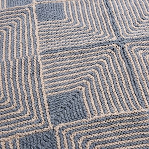 Blanket Knitting Kit. Geometric Blanket Knitting Kit. Intermediate ...