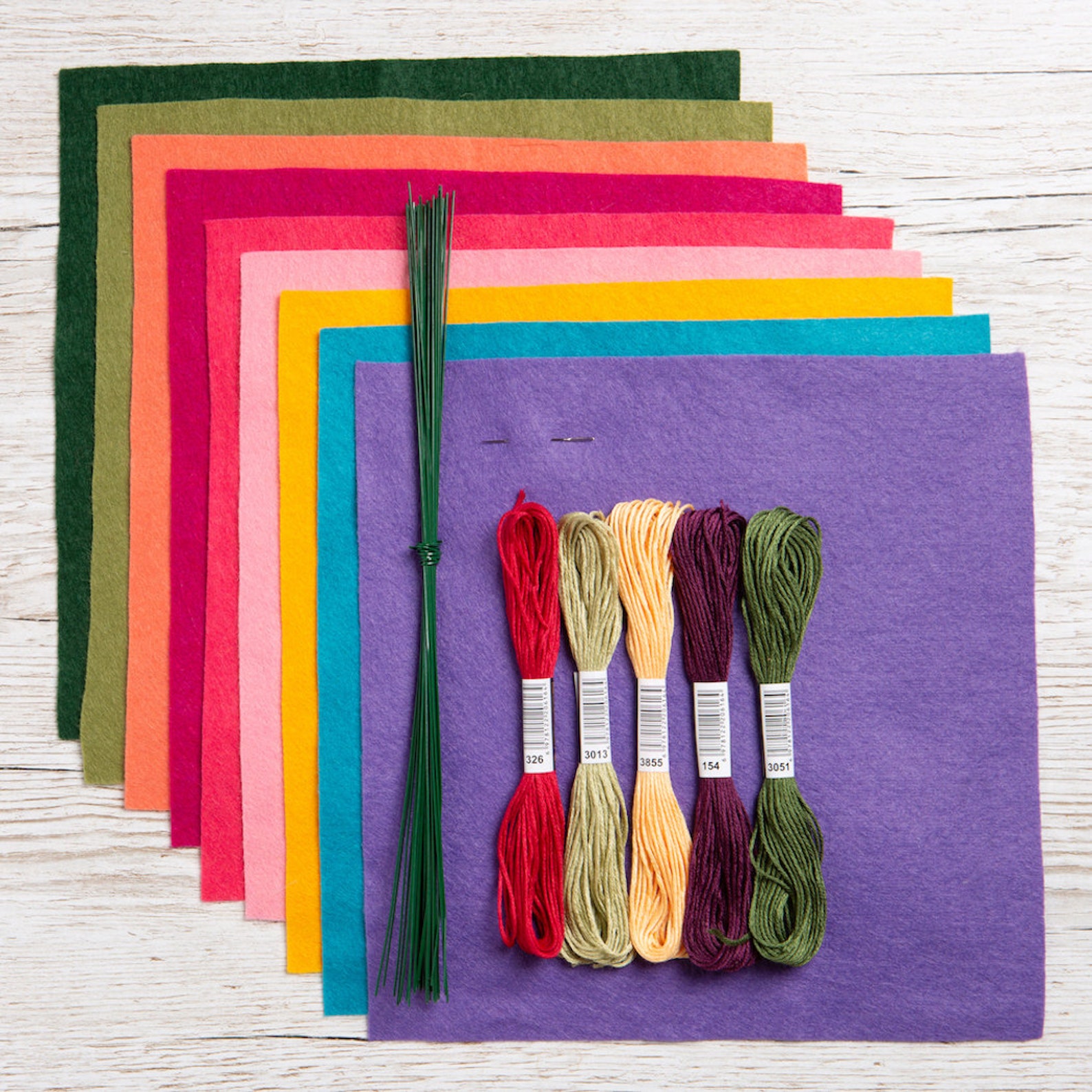 DIY Felt Flowers Kit. Mothers Day Bouquet. Bunch of Felt | Etsy