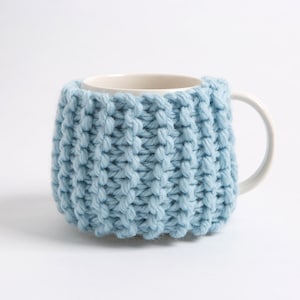 Beginner Cup Cosy Knitting Kit | Mug Warmer Knitted Kit | Pattern by ...