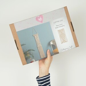 Macrame Craft Kit. Macrame Wall Hanging Macrame Kit. Lottie - Etsy