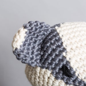 Badger Crochet Kit. Amigurumi Giant Chunky Crochet Kit. Merino Yarn ...