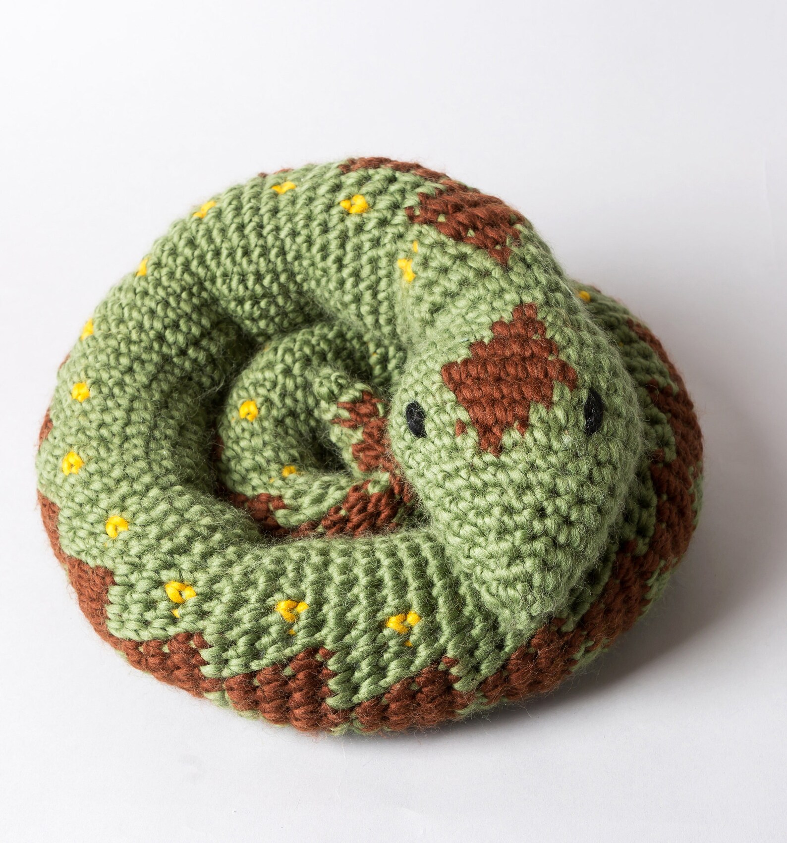 Giant Snake Crochet Kit. Sylvia Snake Amigurumi Super Chunky Crochet ...
