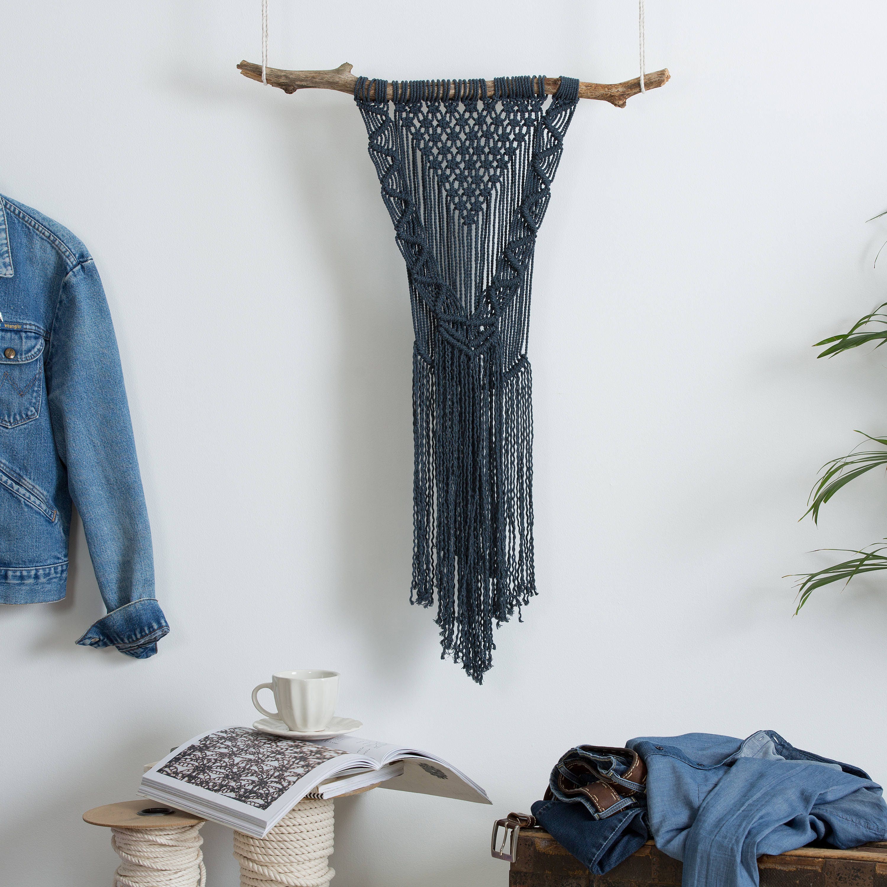 Macrame Craft Kit. Macrame Wall Hanging Macrame Kit. Boho | Etsy